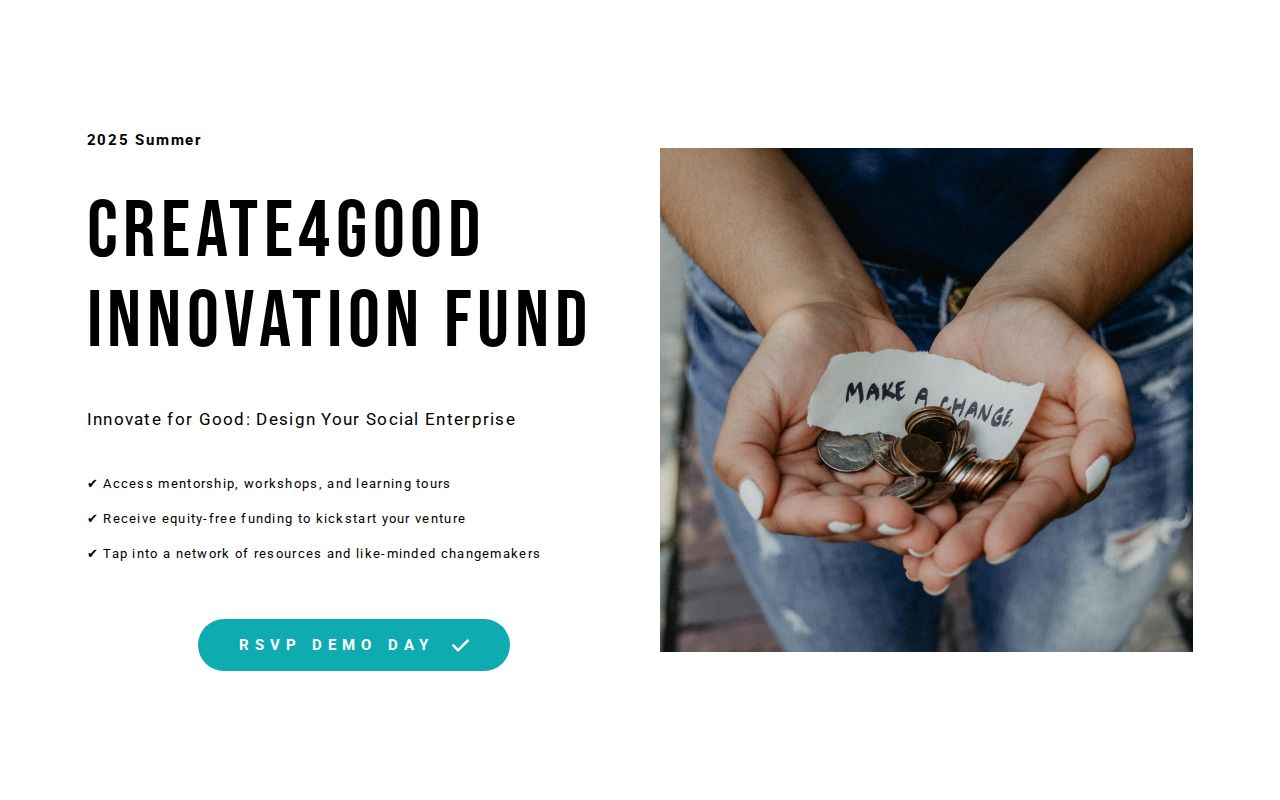 SUTD Create4Good Innovation Fund